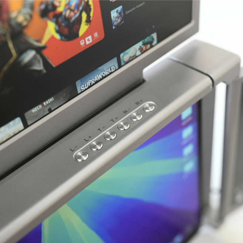 RIITEK 14" Quad Monitor Portable Laptop Screen Extender Display
