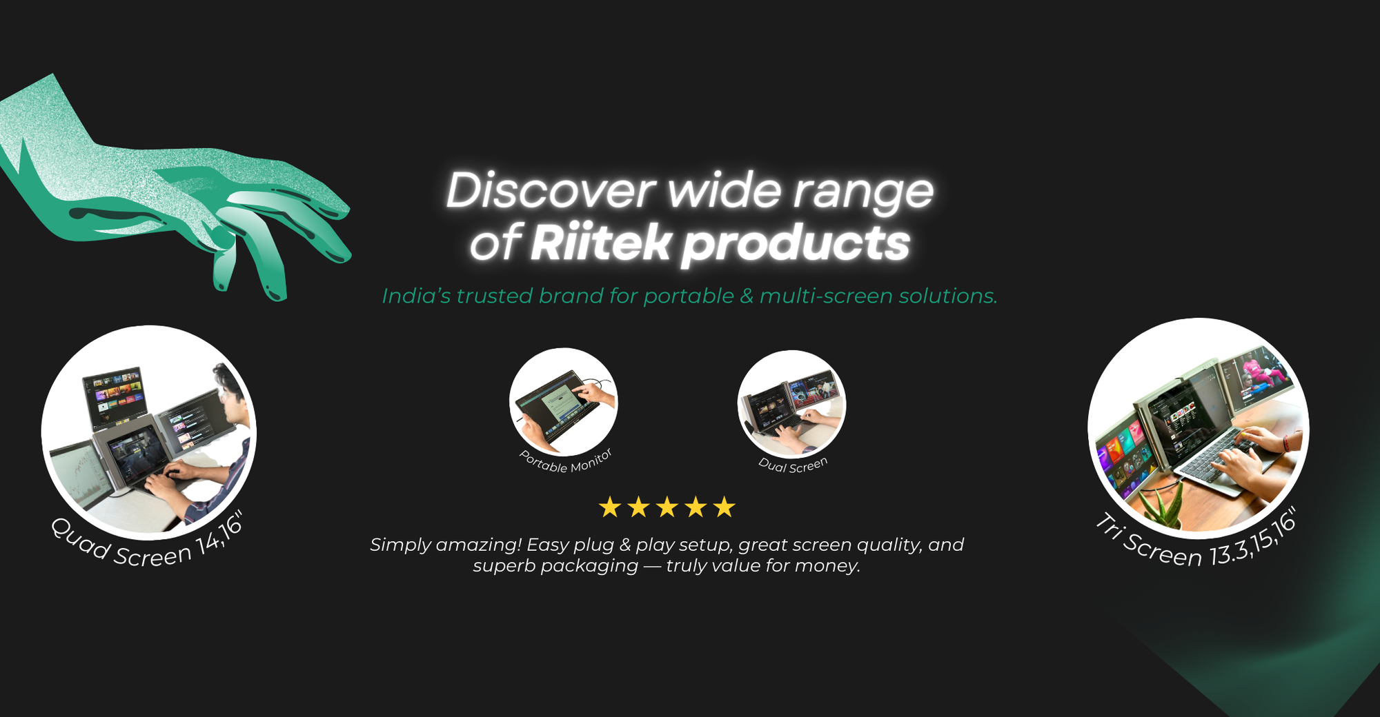 Riitek | India’s Leading Portable Monitor Extender