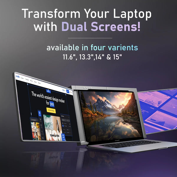 Tri-Screen Extendable Display