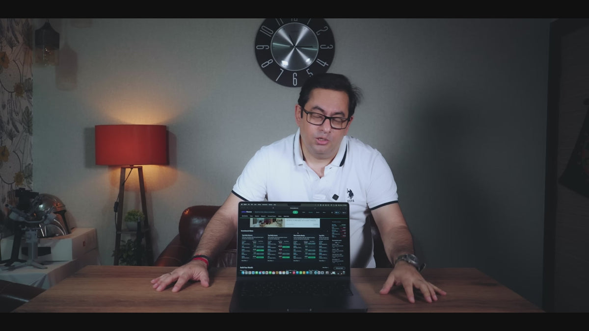 Riitek 16” Portable Quad Screen Monitor Extender for Laptops